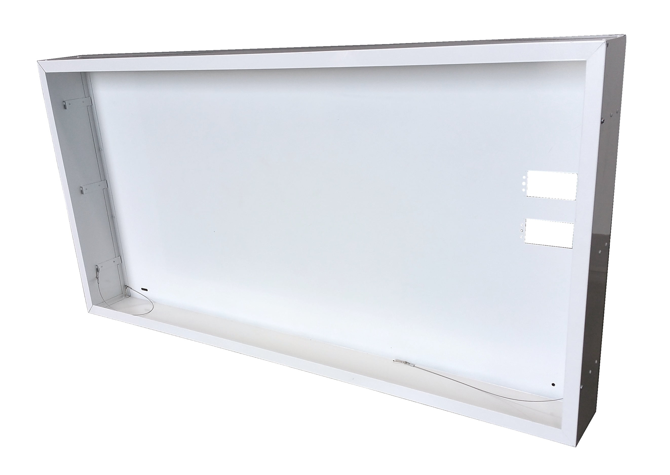 NICOR Lighting Surface Mount Frame Kit Enclosure for 2x4 Ft LED Troffer ...