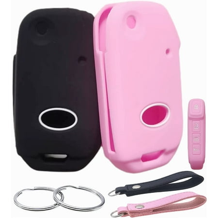Silicone Rubber Key Fob Cover Compatible with 2019 2020 2021 Kia Forte ...