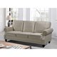 Uspridefurniture Feingold 85'' Velvet Rolled Arm Sofa - Beige - Walmart.com