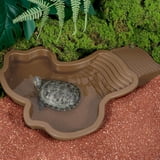 Beige Expandable Turtle Soaking Tub - Thickened Disassemblable Reptile ...
