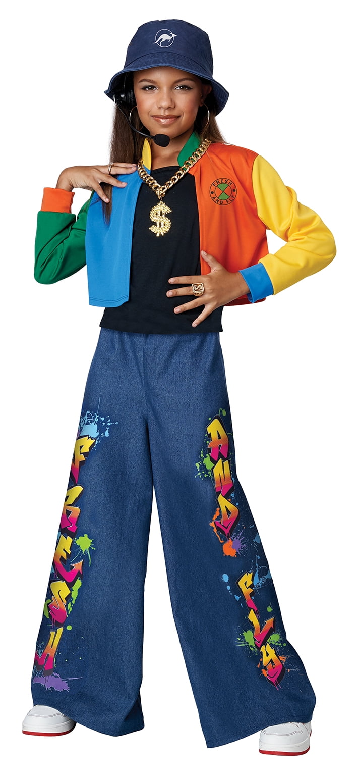 90'S HIP HOP SUPERSTAR CHILD COSTUME - MEDIUM - Walmart.com