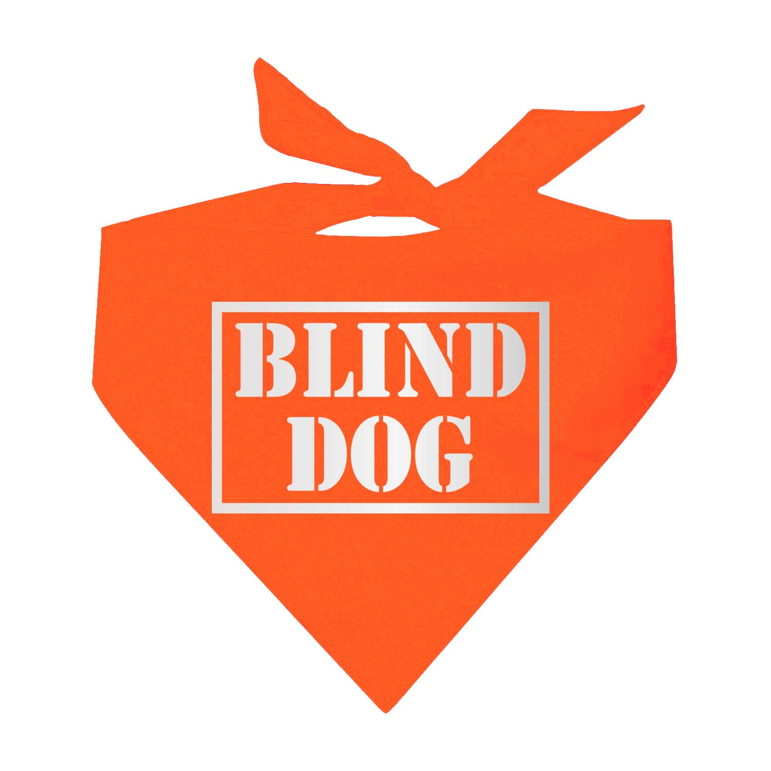 Blind Dog Reflective Neon Triangle Dog Bandana - Walmart.com