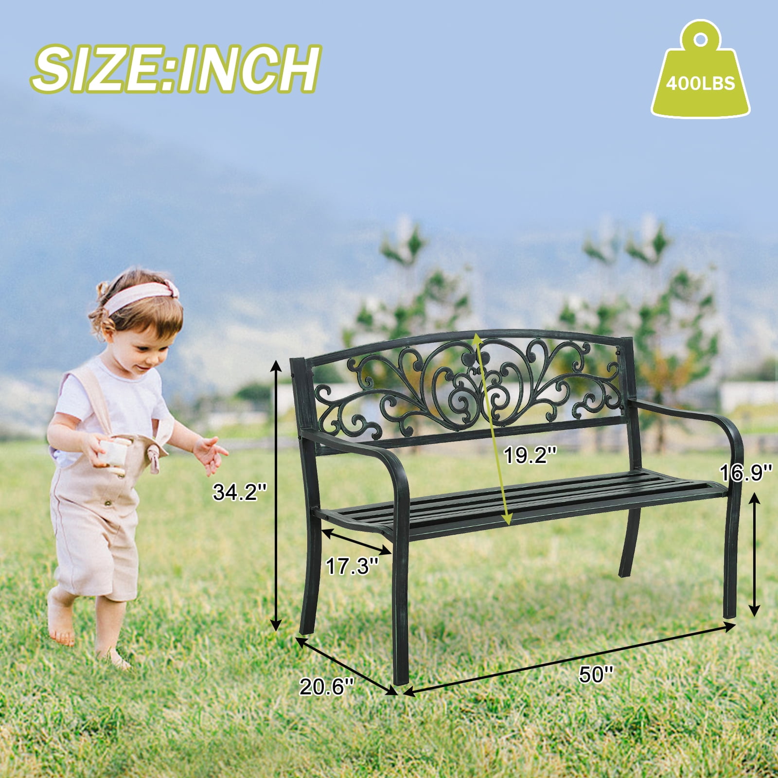 Park Bench Dimensions