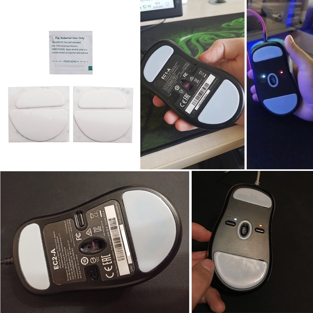 Buy YEUHTLL 2Set for Zowie EC1-A EC2-A EVO Mouse Skates Mice Upgrade ...