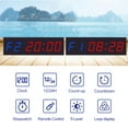 Gym Clock Timer For Home With Remote 1.8\" Led Gym Workout Stopwatch ...