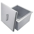 Drop-In Ice Chest 20.5"W x 20.5"D x 13.25"H 304 Stainless Steel Drop-In ...