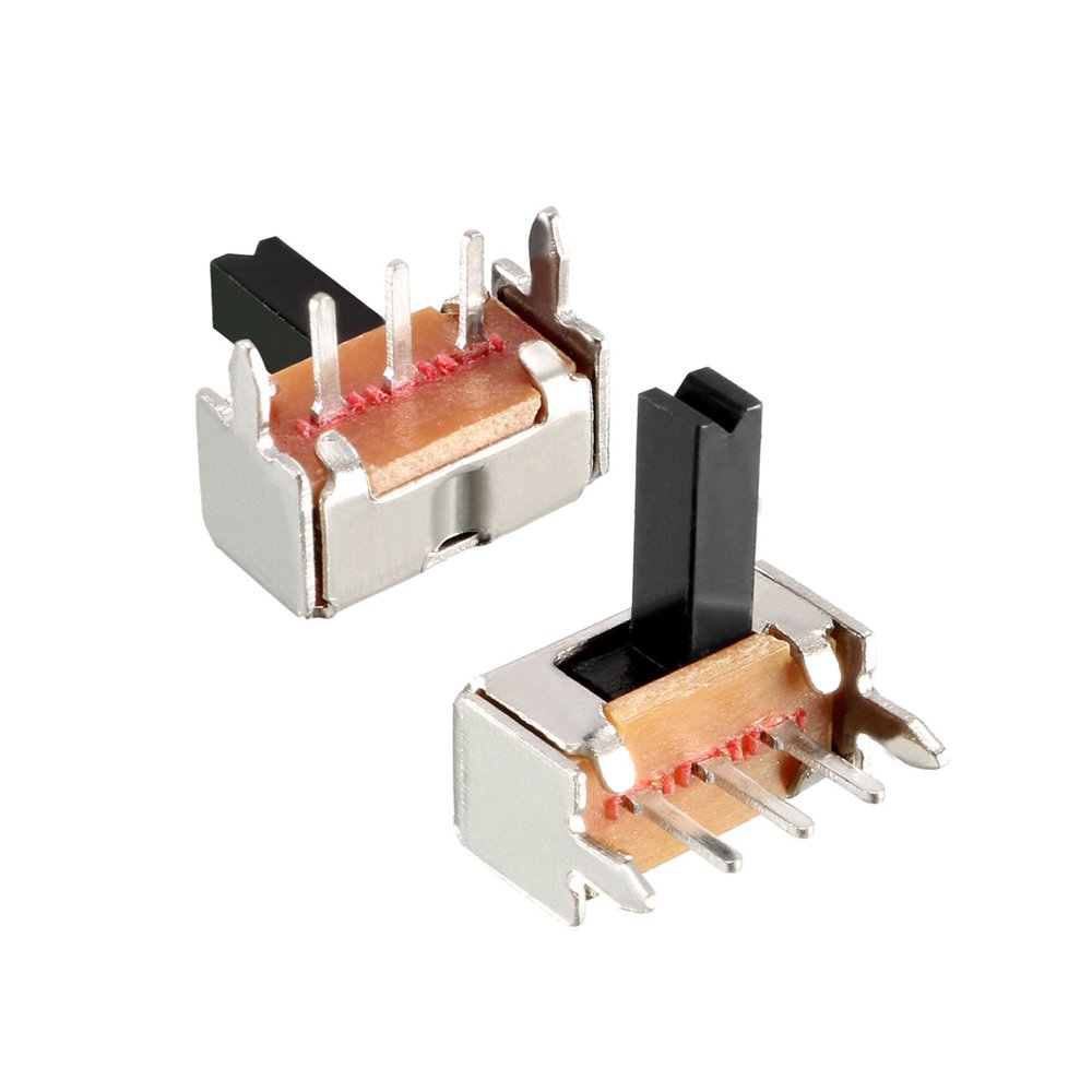 20Pcs 6mm Horizontal Slide Switch SPDT 1P2T 3 Terminals Panel Latching ...