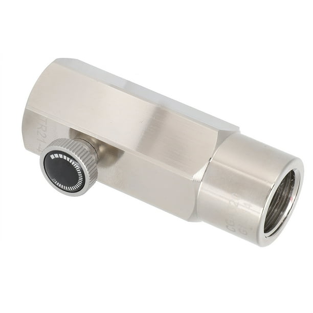 FLAMEEN Soda Refill Valve,CO2 Cylinder Refill Adapter Connector CGA320 Soda Filling Valve ...