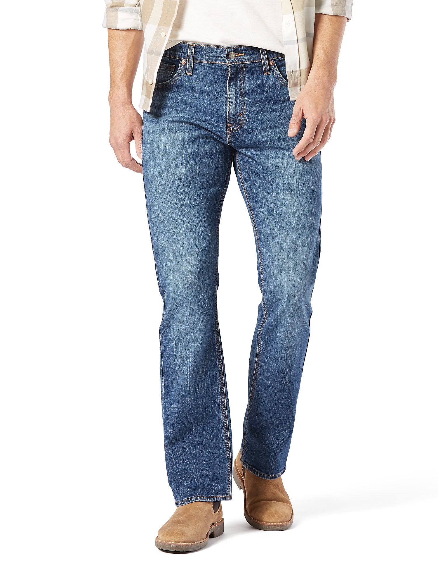 Signature By Levi Strauss & Co. Men's and Big Men's Bootcut Fit Jeans ...