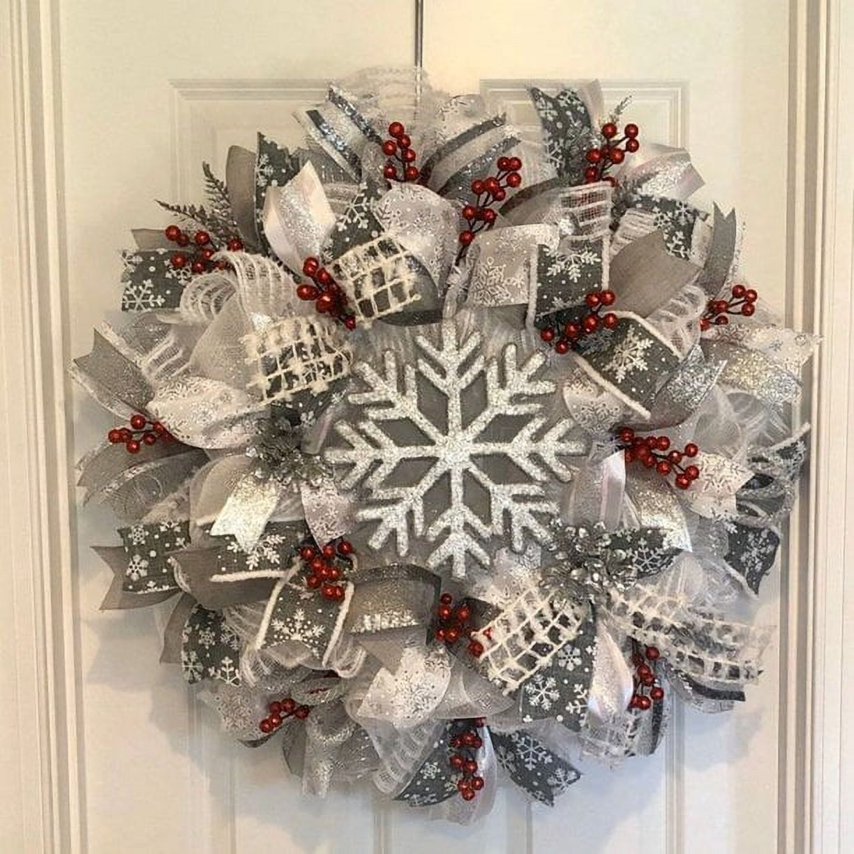 Click here for Generic 40cm Christmas Snowflake Creative Ribbon W... prices