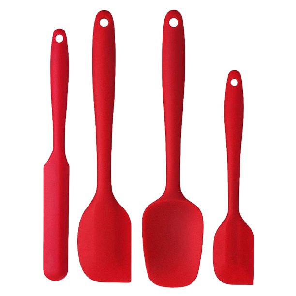 Silicone Spatula Set, High Heat Resistant To 600°F, Hygienic One Piece ...