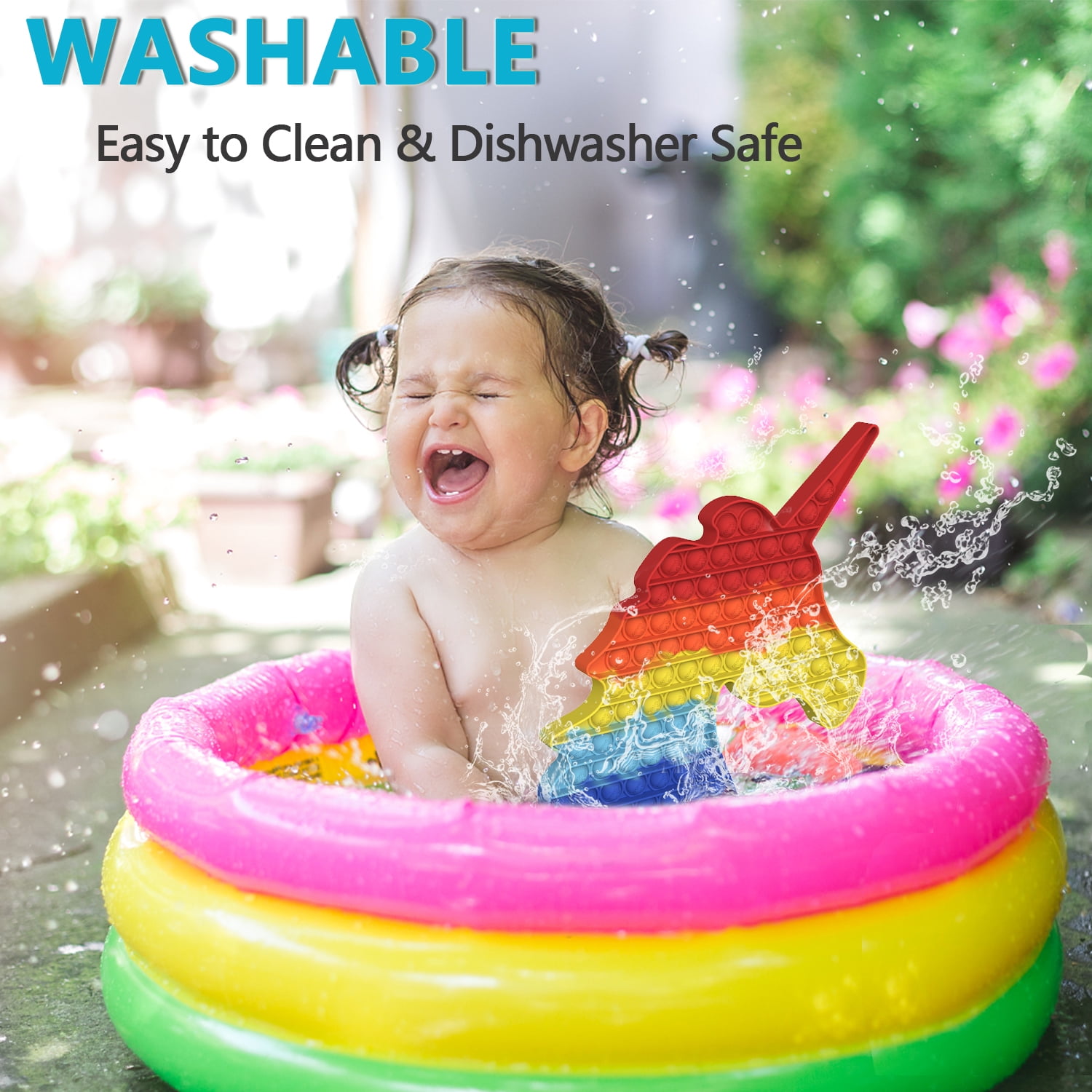 Buy ZIMFANQI Pop on It Fidget Toys Jumbo Pop Its Big Simple Dimple ...