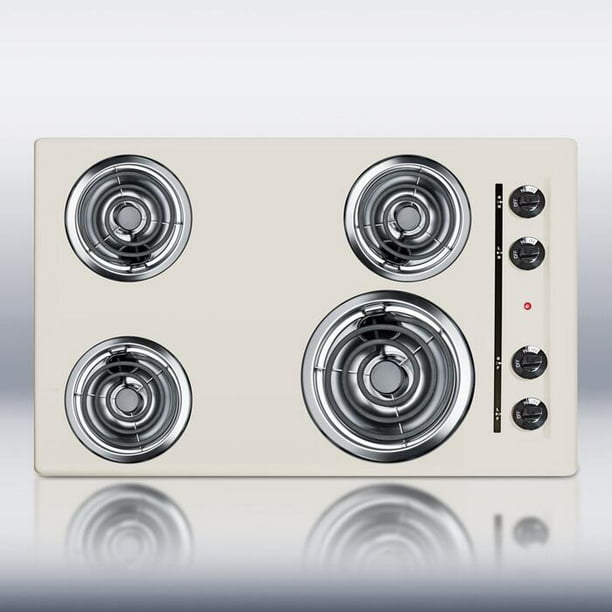 SEL05 30 Coil Electric Cooktop With 4 Coil Elements; Porcelain Enamel ...