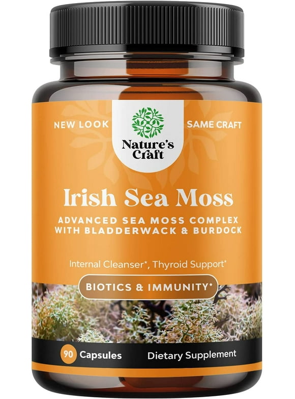 Sea Moss in Herbal Supplements - Walmart.com