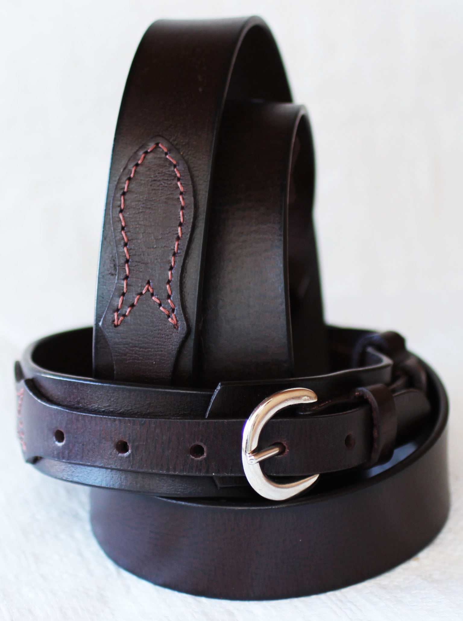 PRORIDER Mens Western LEATHER RANGER BELT 1-1/2" 26Ranger0708 - Walmart.com