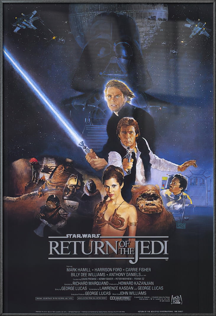 Star Wars: Episode VI - Framed Return Of The Jedi - Movie Poster ...