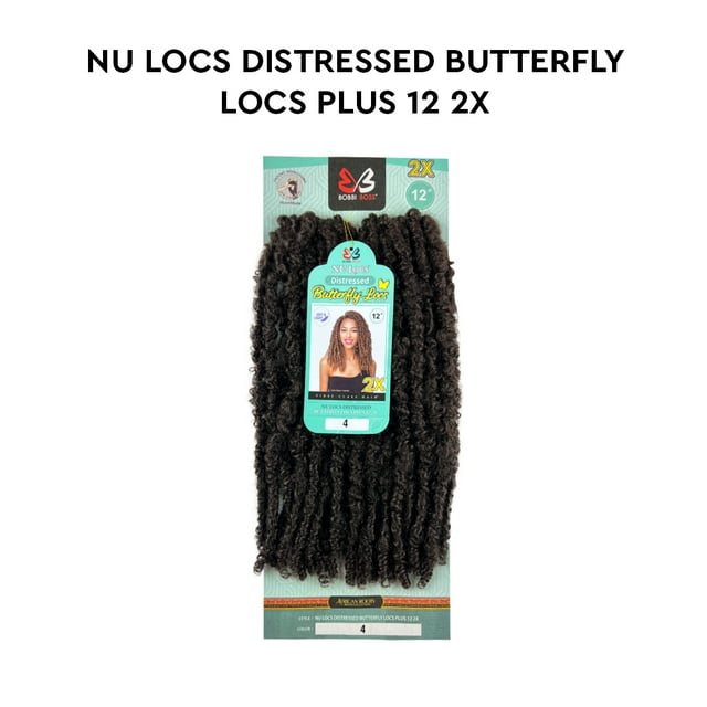 Bobbi Boss Nu Locs 2x Butterfly Locs Plus 12” ( T4/27/613 Medium Brown ...