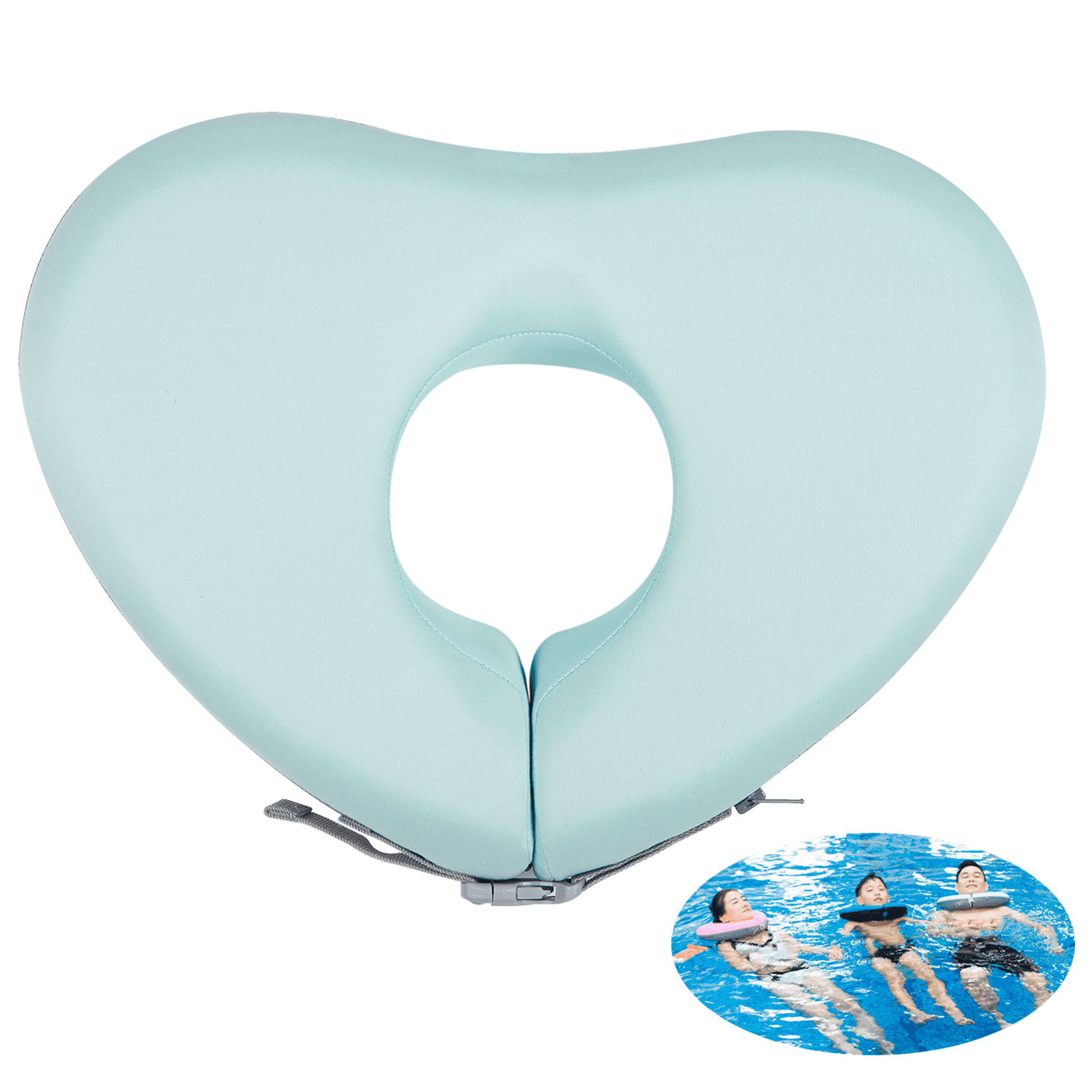 Ueasy Love Shaped Swimming Pool Floating with Locking Collar for Arm ...