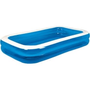 Round Inflatable Pool with Air Pump “88 x 85 x 21” Above Ground Pool ...