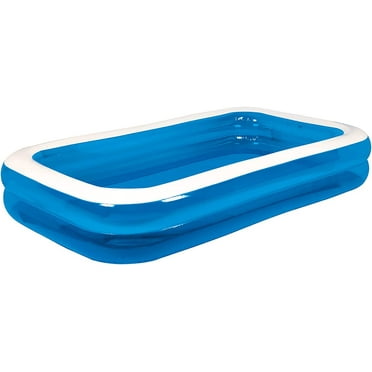 Round Inflatable Pool with Air Pump “88 x 85 x 21” Above Ground Pool ...