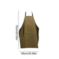 Bomd Adjustable Bib Apron with Long Ties for Women Men, 5 Colors ...