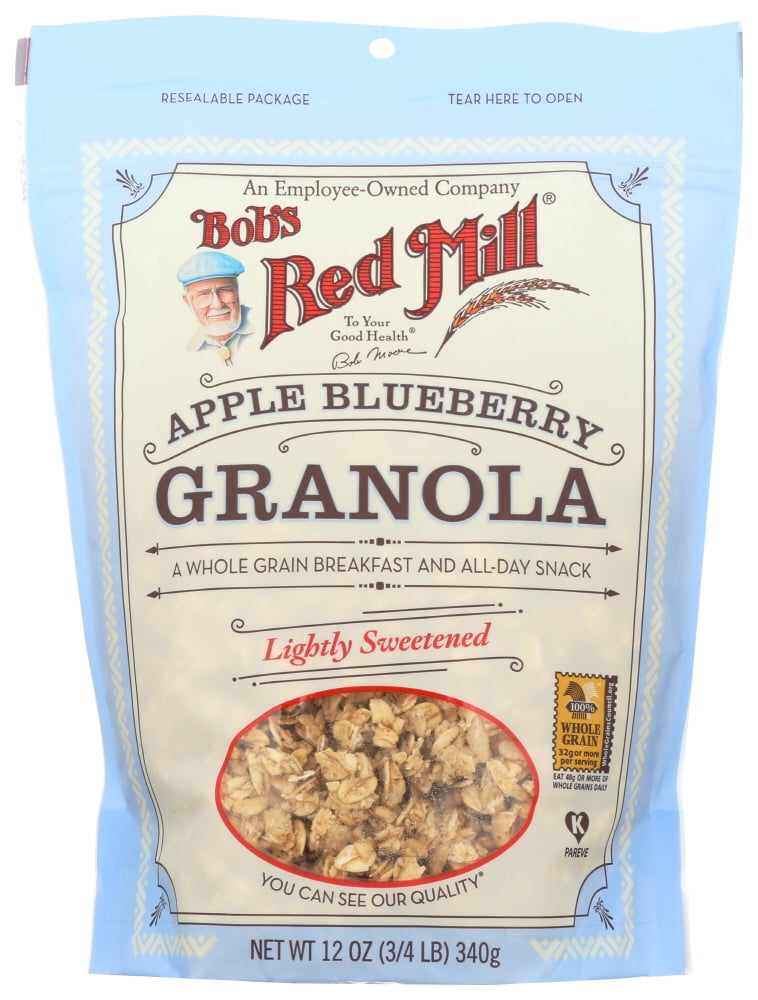 Bob’S Red Mill Granola Apple Blueberry, 12 Oz - Walmart.com