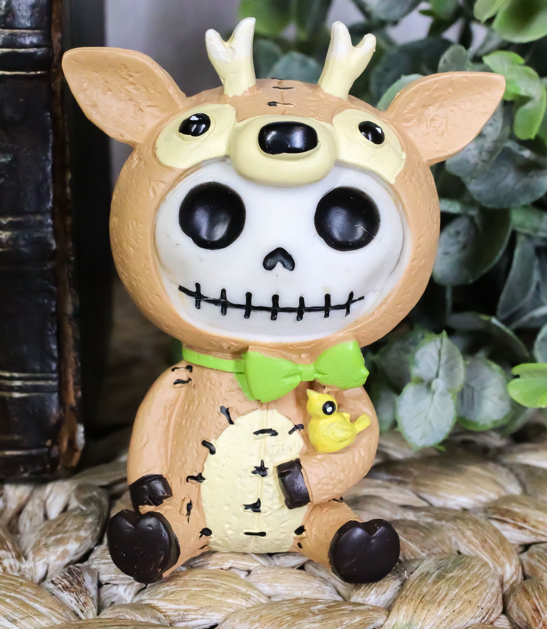 Ebros Furrybones John The Reindeer Skeleton Figurine 2.75"H Christmas ...