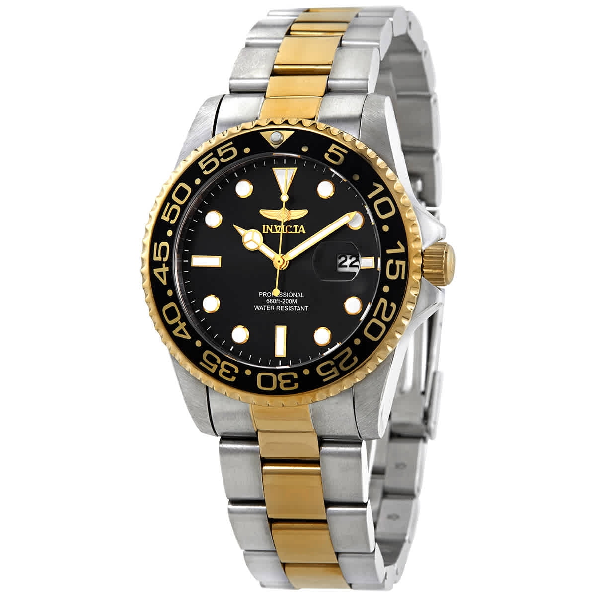 Invicta Pro Diver Quartz Black Dial Men's Watch 33255 - Walmart.com