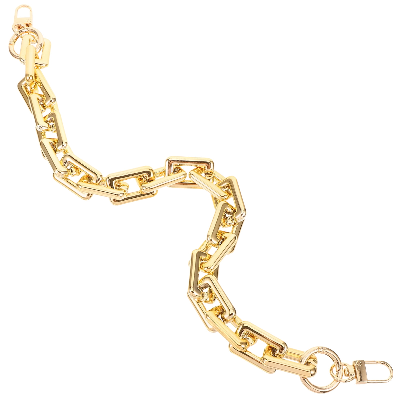 Click here for Hiakdoft 1set Purse Chain Golden Acrylic Square Li... prices