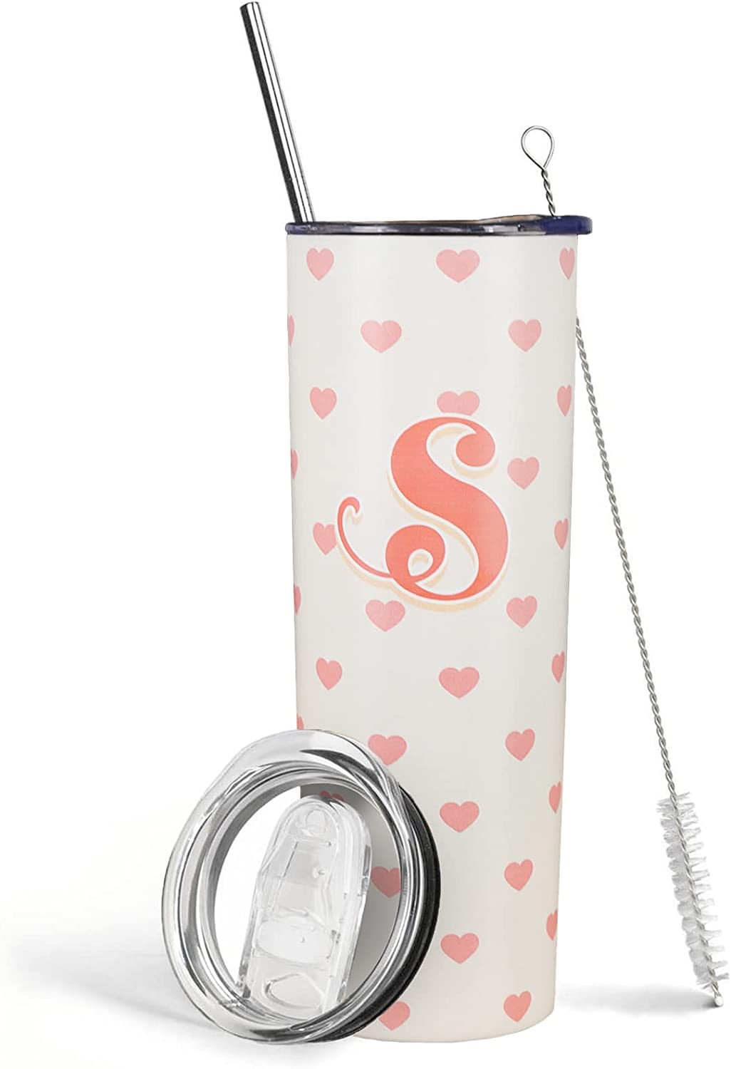 Initial Tumbler,Monogrammed tumbler-Monogram Letter s-Monogrammed Gifts ...