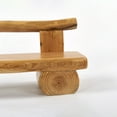 Greenage Natural Cedar Wood Serving Stand Rustic Wooden Pedestal Multi ...