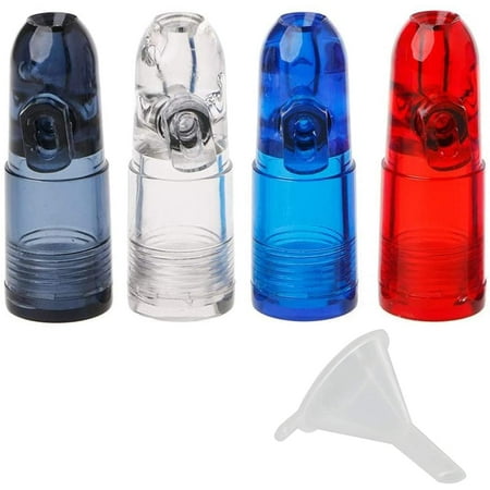 Snuff Bullet Acrylic Plastic Simple Design and Transparent Dispenser ...