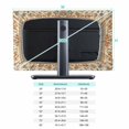 Bohemian TV Dust Cover 40 Inch, Ethnic Vintage Oriental Floral Pattern ...
