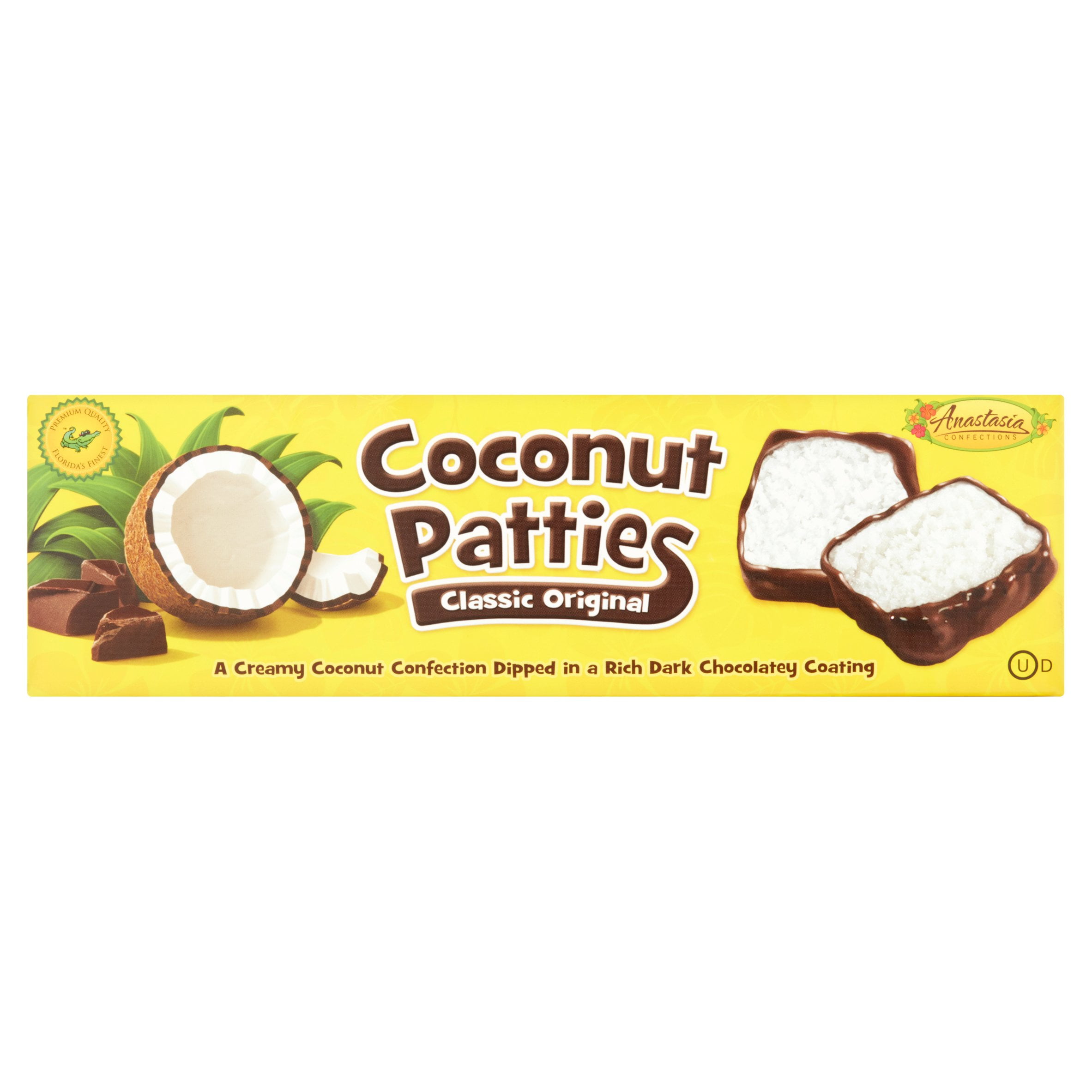 Anastasia Confections Classic Original Coconut Patties, 12 Oz ...