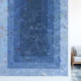 Blue Gradient Squares Window Privacy Film, Softness Layers Zen ...
