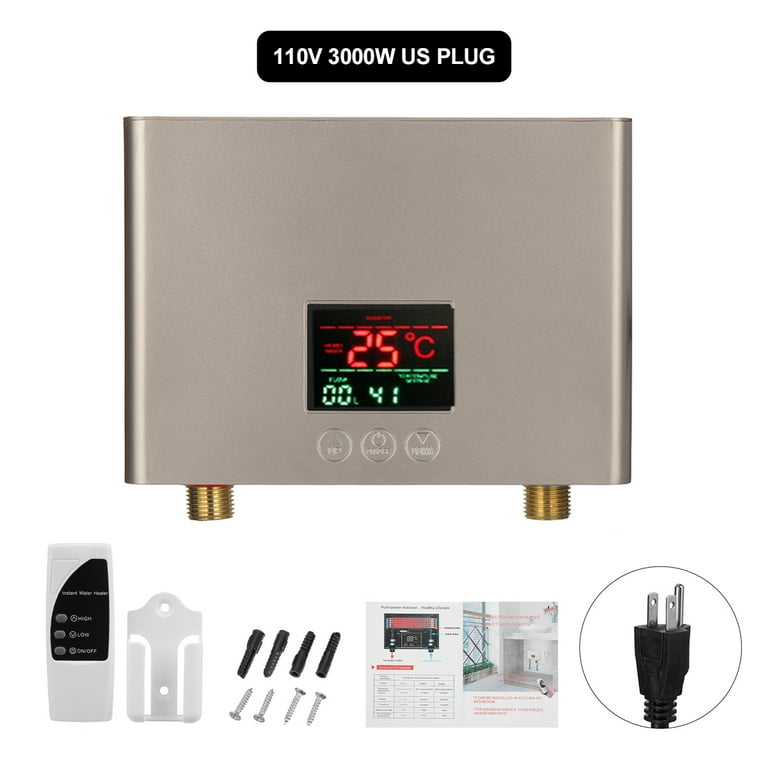 Instant Electric Water Heater 3000w Tankless Instant Water, 51% OFF