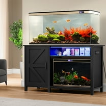 Uforic Fish Tank Stand with Electrical Sockets, Cabinet for 55-75 ...