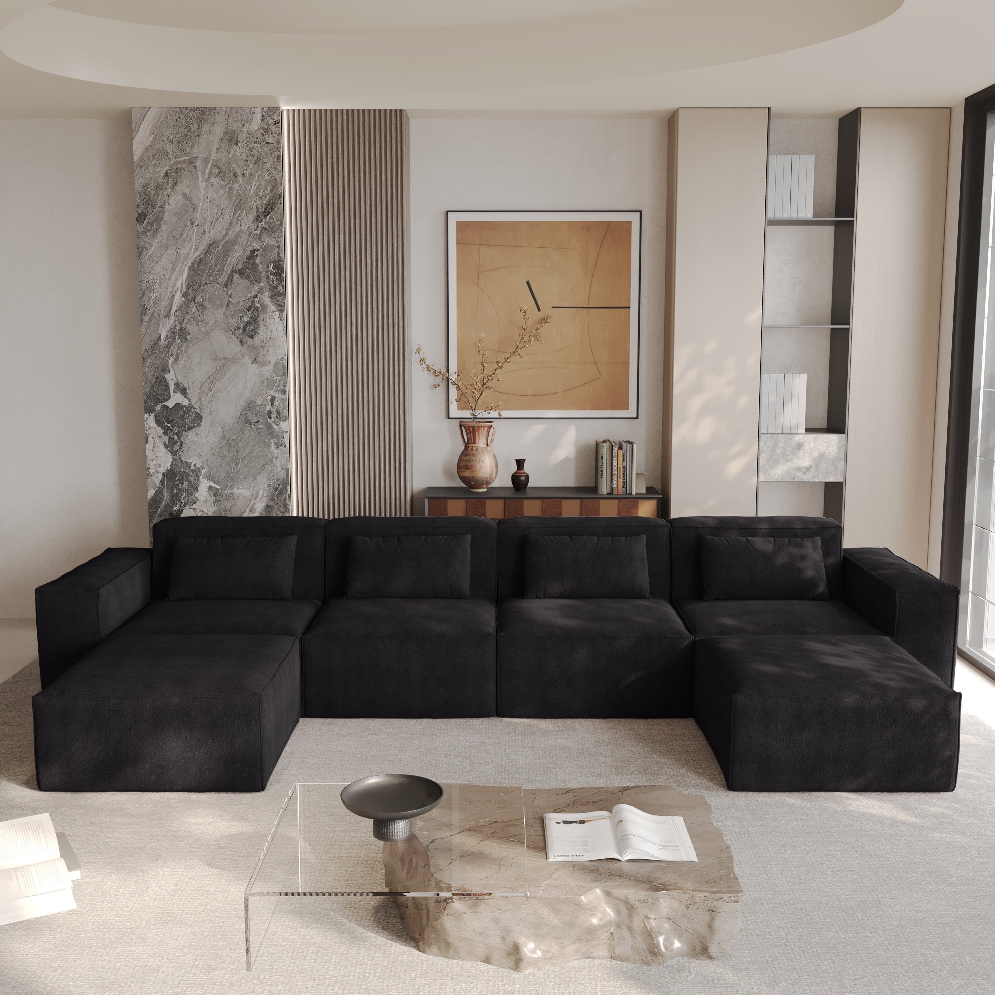Click here for Sodrens 149.62 Modern Modular Sectional Sofa u-Sha... prices