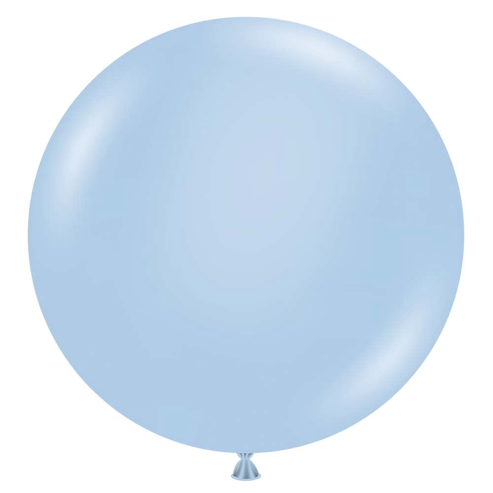 17 inch Monet Pastel Blue TUFTEX Latex Balloons (50 Pack) - Party ...