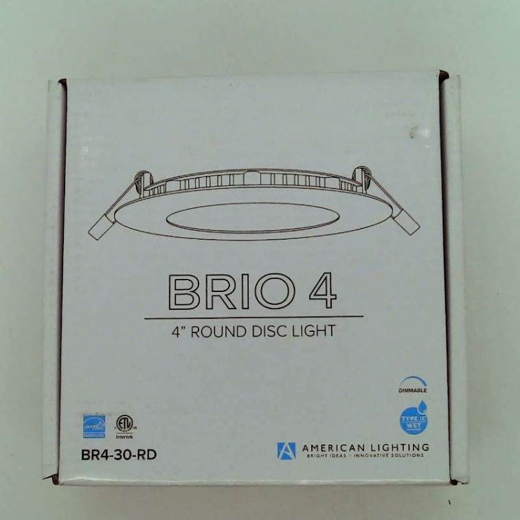 American Lighting 9-Watt Brio LED Round Disc Downlight, 4-Inch, 3000K ...