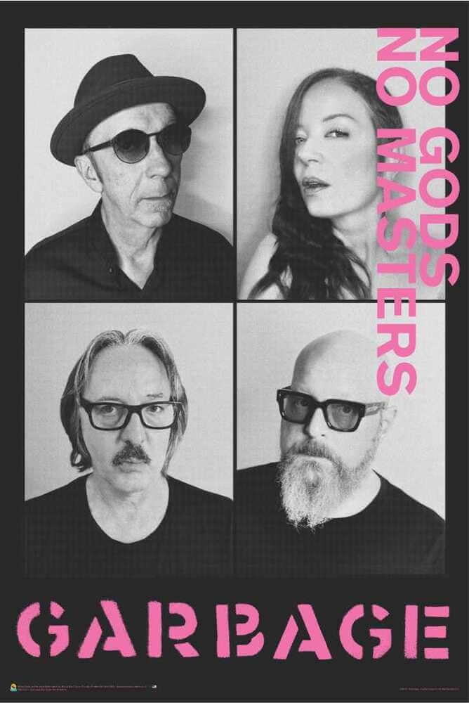 Garbage - No Gods No Masters Poster 24.5" x 36.5" Laminated - Walmart.com