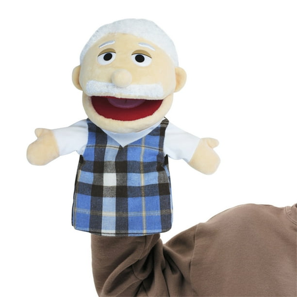 Wangsaura Lovely Family Hand Puppets Mouth Opening Plush Puppets Toys ...