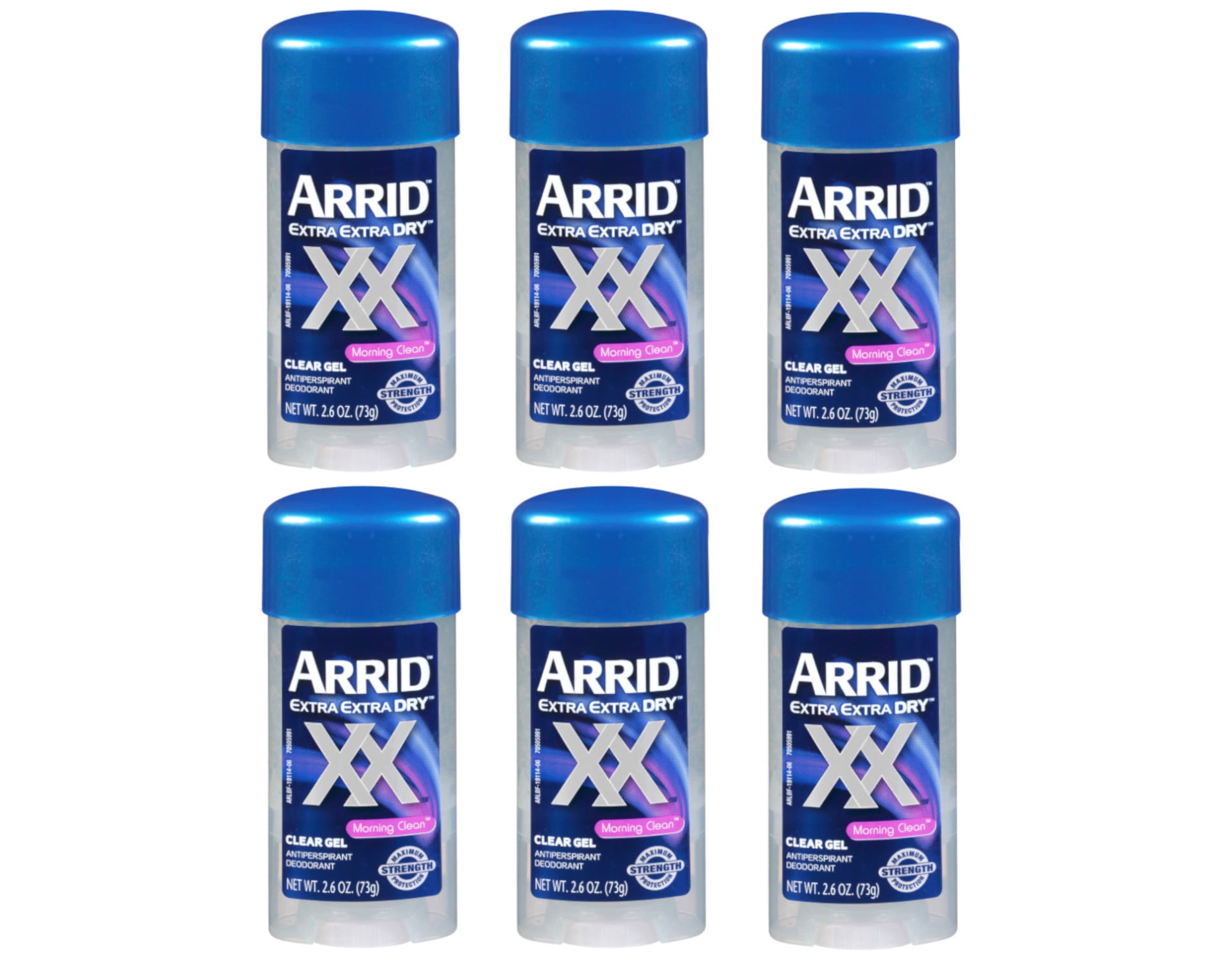ARRID Extra Dry Anti-Perspirant Deodorant Clear Gel, Morning Clean 2.60 ...
