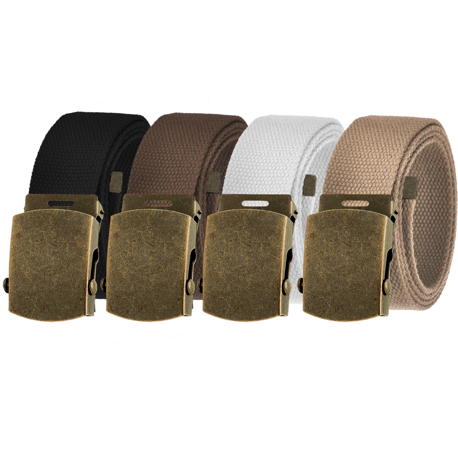 Men's Essentials Adjustable Belt Pack High Strength Canvas Web Belt ...