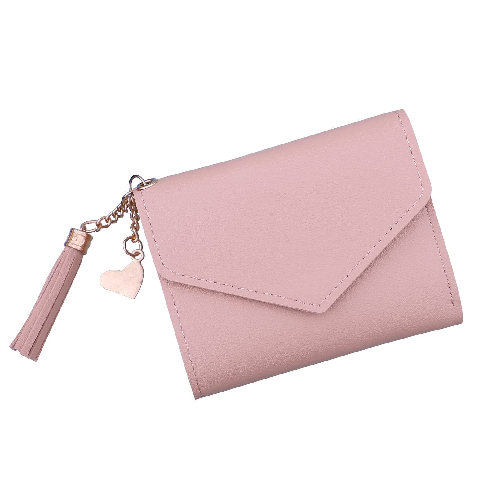 Small Compact Wallet for Women with ID Window Card Holder Minimalist ...