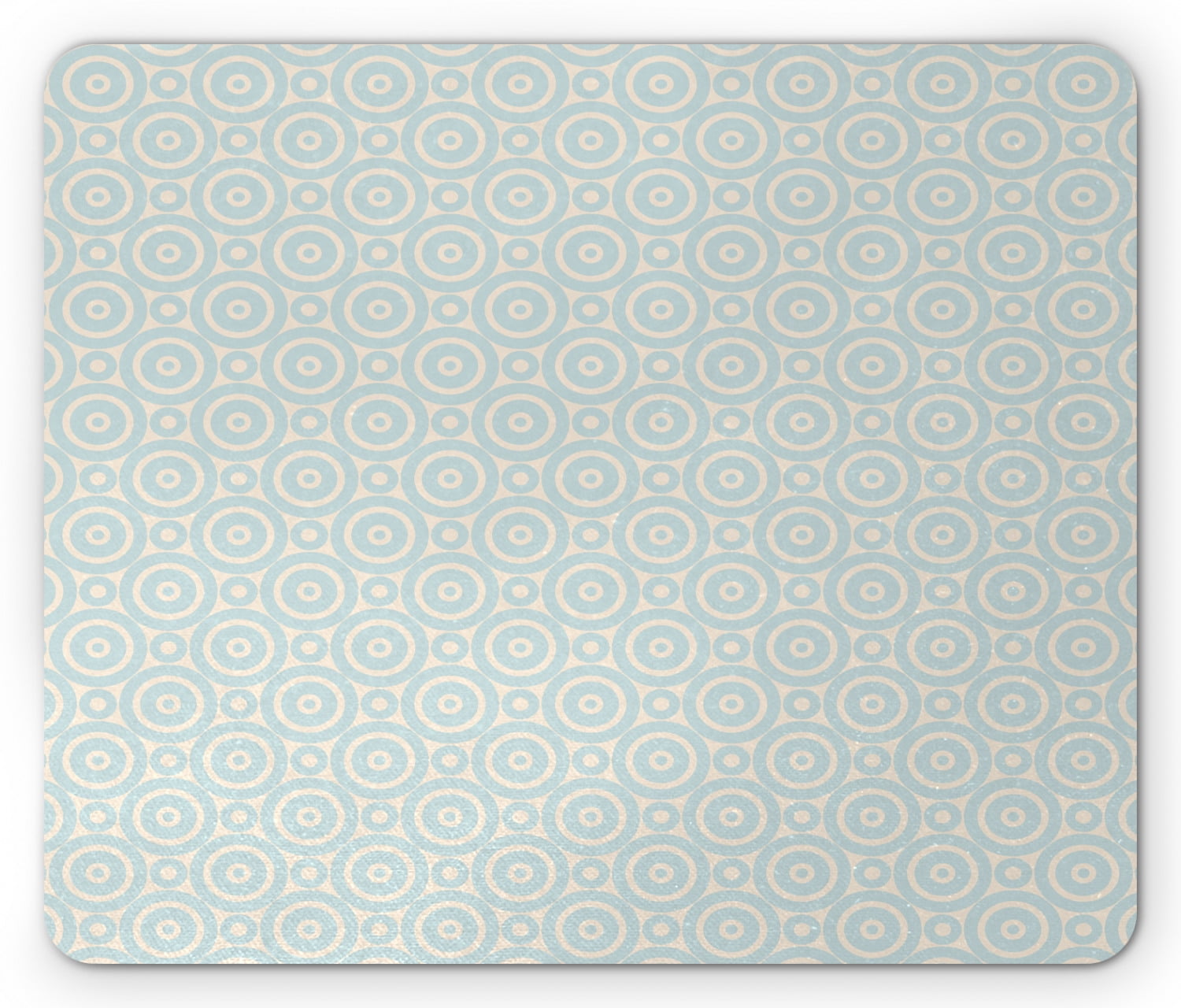 Shabby Flora Mouse Pad, Big Little Nested Symmetric Circles Dots ...