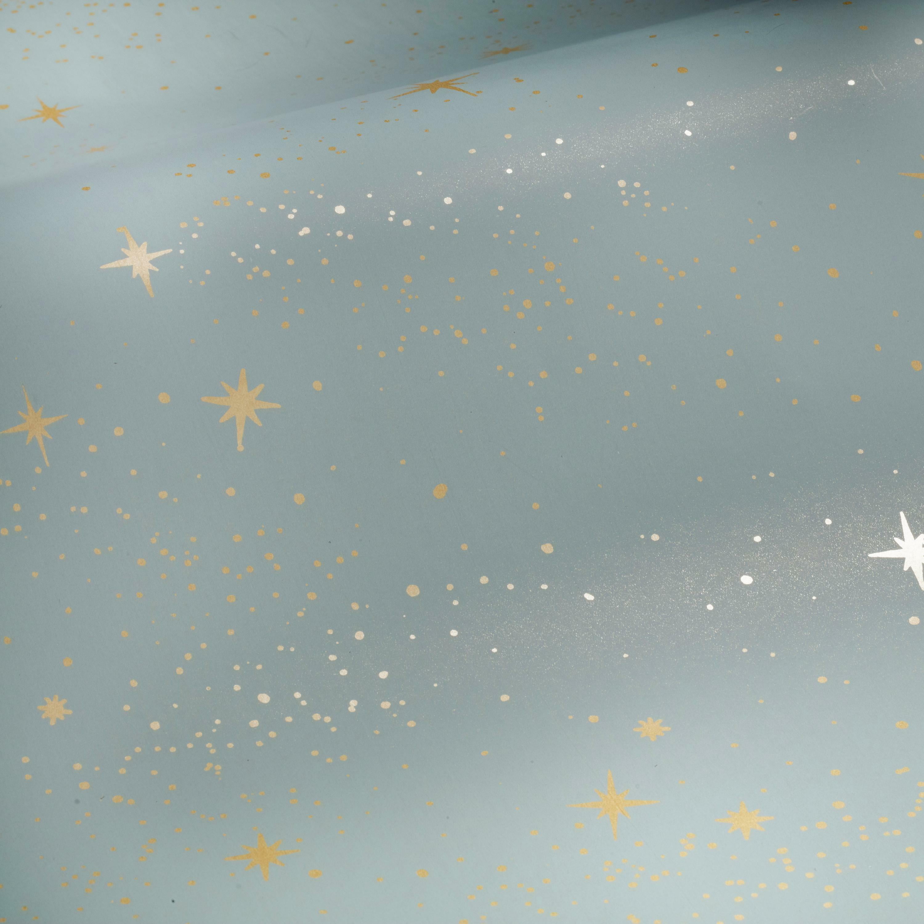 Light Blue Stars Wallpaper