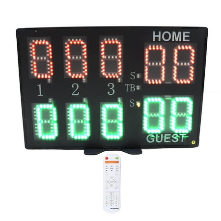 Digital Scoreboard, LED Scoreboard Ultra Long Standby Ultra Bright LED ...