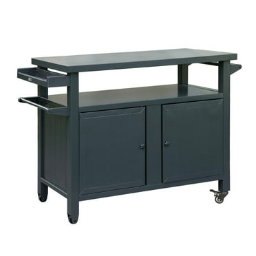 GDLF BBQ Prep Outdoor Grill Table with Sink, Cooking Station & Storage ...