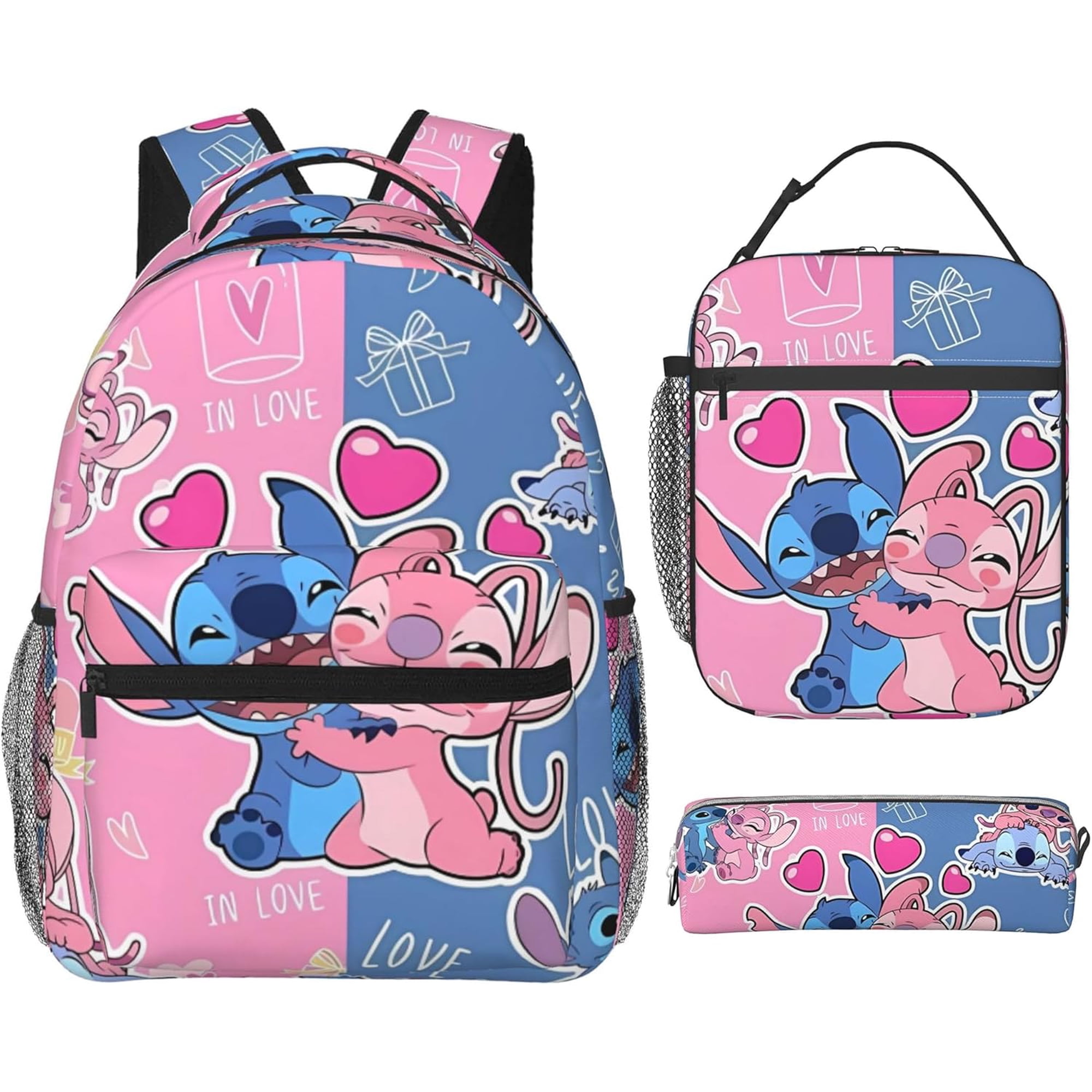 Click here for Cvormuxso Stitch Childrens Cartoon Backpack Set 3p... prices